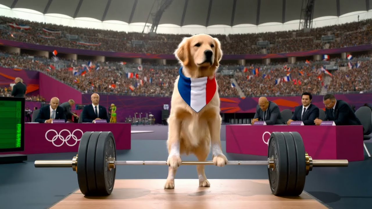 Dog Olympics 2025 | Golden Retriever Weightlifting Finals 🐕🏋️ - YouTube