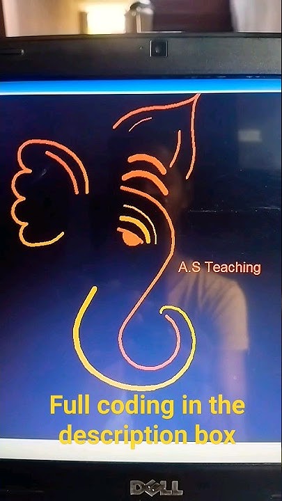 how to make ganesh ji by using python codes. #youtubeshorts #shortvideo #python #programming ...