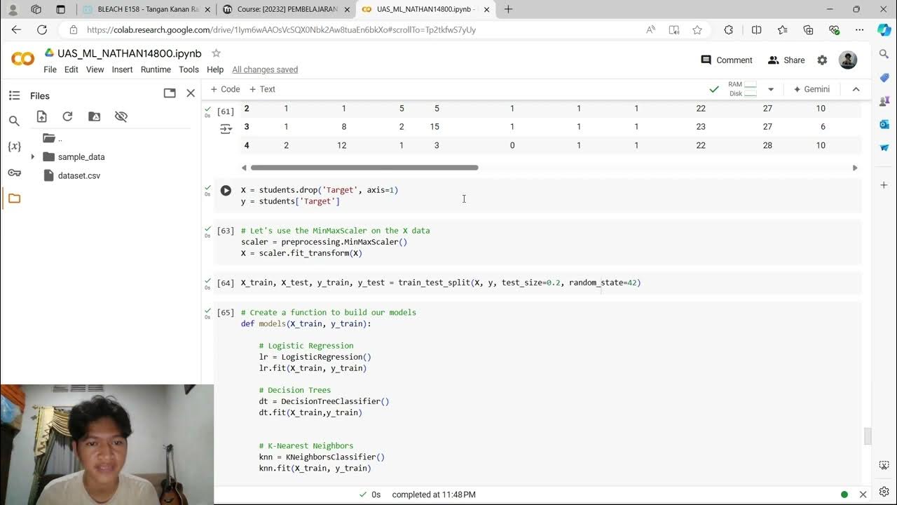 IMPLEMENTASI DECISION TREE UNTUK KELULUSAN MAHASISWA DAN DROP OUT with Jupyter Notebook - YouTube