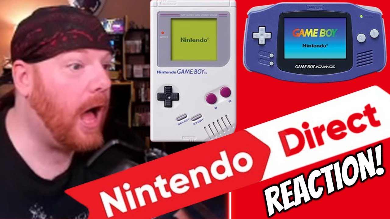 Krimson KB Reacts - GAME BOY/GBA GAMES ON SWITCH!!! - Nintendo Direct 2 ...