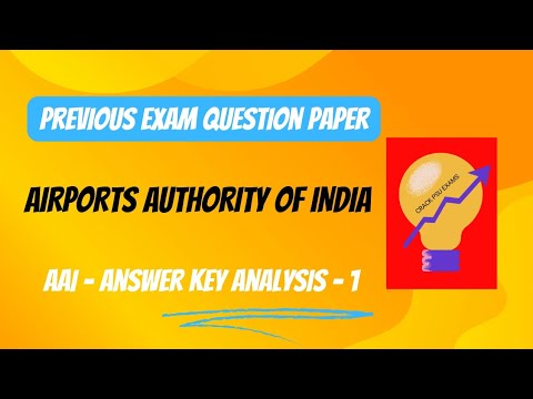 AAI Previous Exam Question Paper Analysis- Sr Assistant Accounts ...
