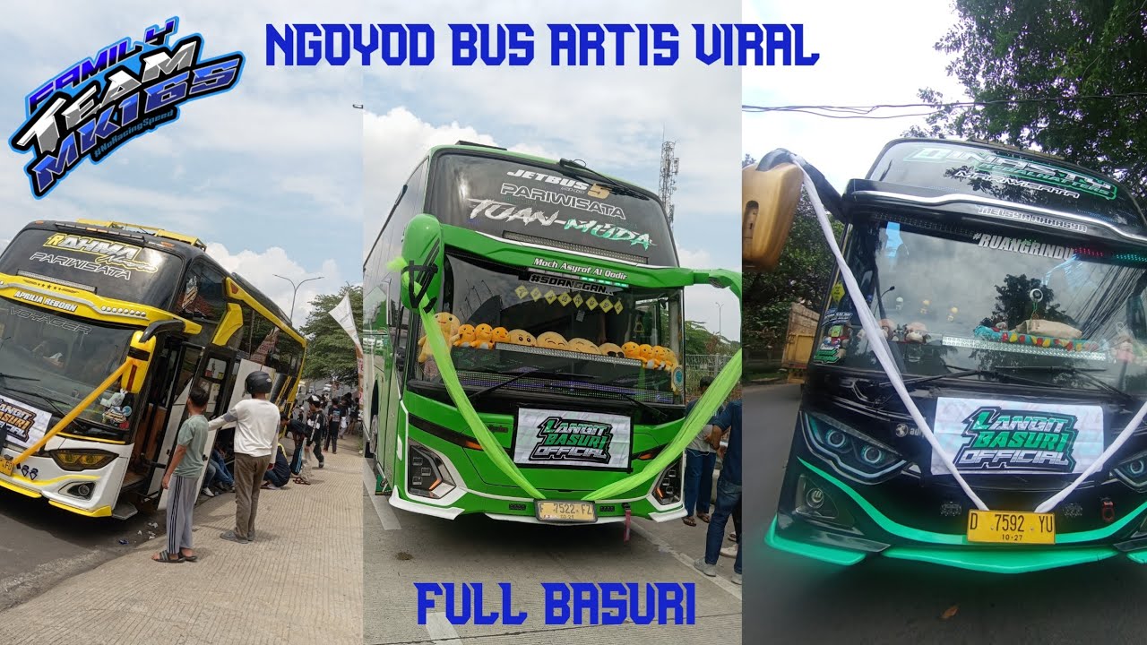 [NGOYOD FULL BUS ARTIS nada viral] Ngoyodin bus yang ingin trip ke Wana ...