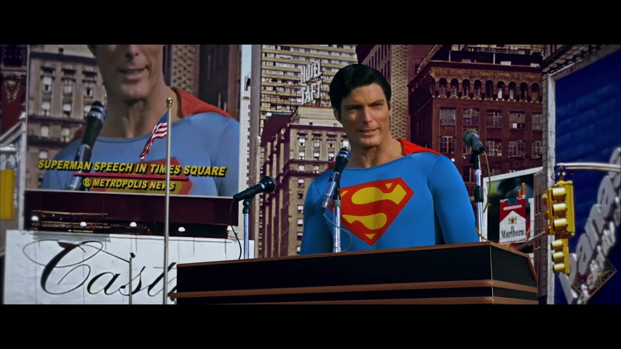 Superman IV Superman End Speech In Times Square - YouTube