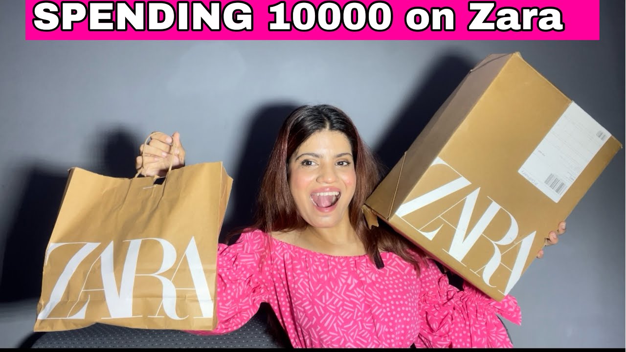 FIRST ZARA HAUL SPENDING 10k IN ZARA IS IT WORTH IT |NIBHA| - YouTube