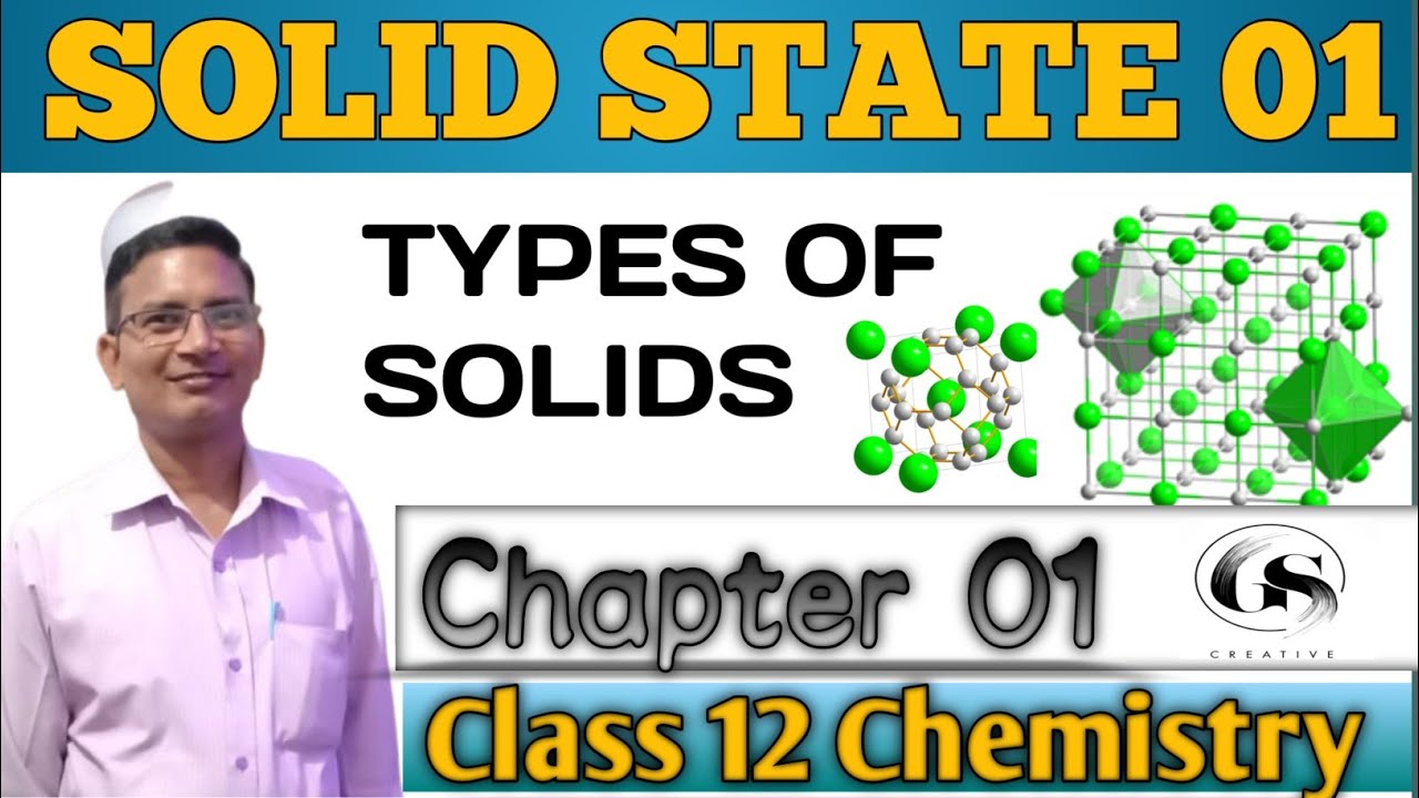Solid State 01। CLASS 12 & B.sc । Lecture 01। Solid state introduction ...