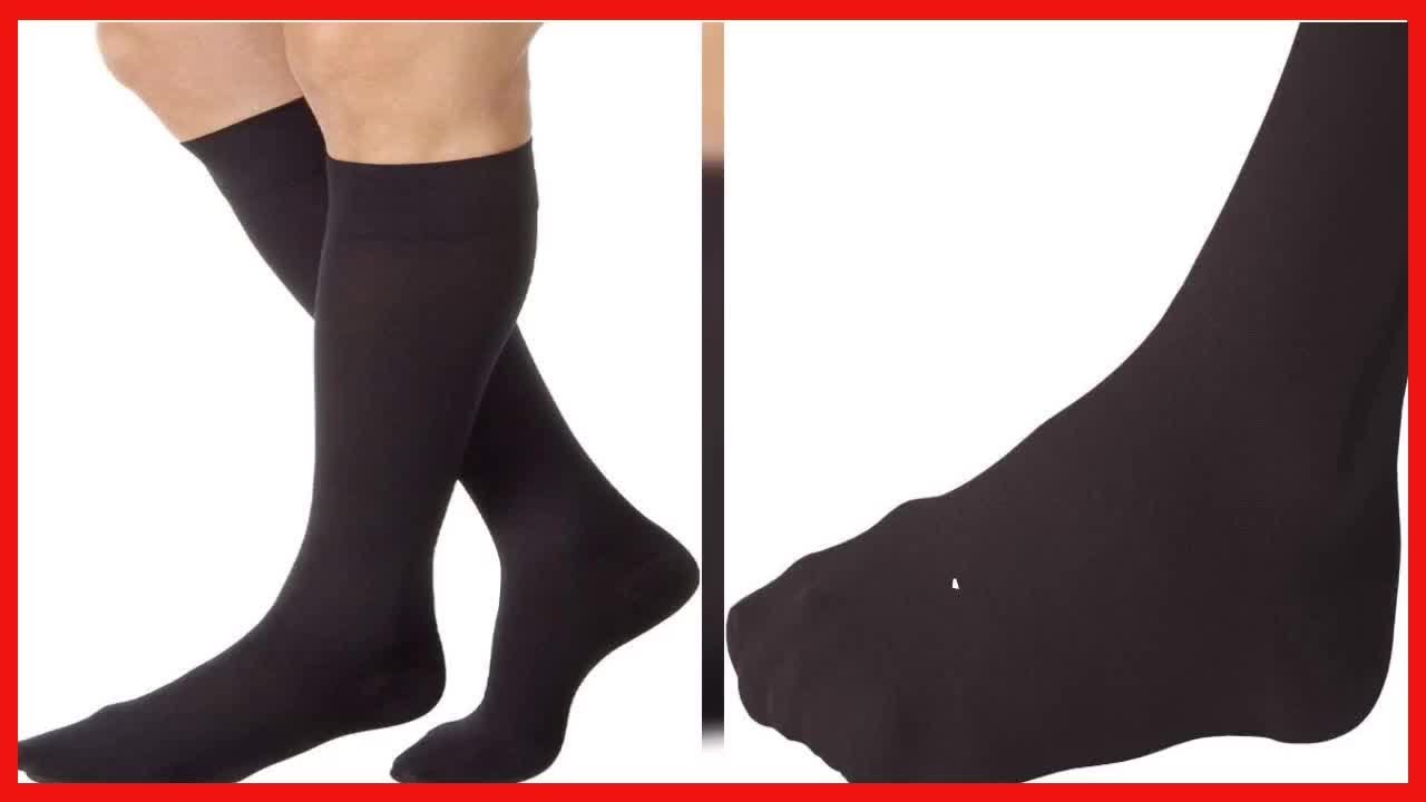 JOBST Relief Knee High 15-20 mmHg Compression Stockings, Closed Toe, X ...