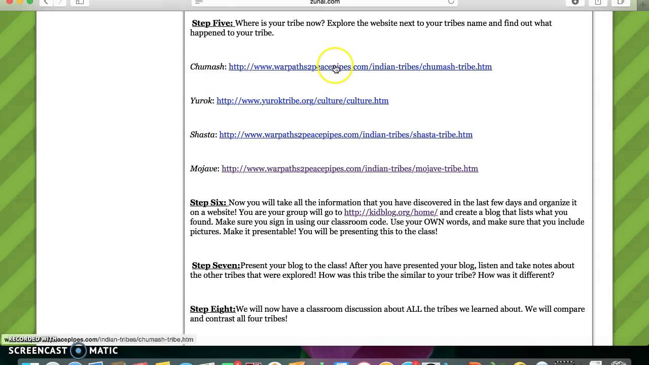Native American WebQuest - YouTube
