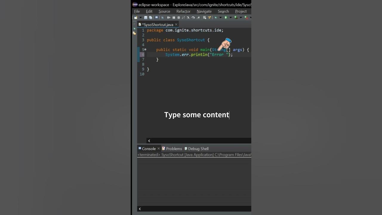 Print errors in red Color - Eclipse IDE shortcut. - YouTube