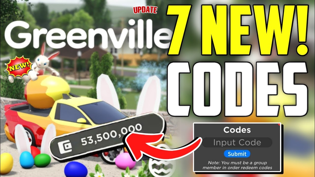 *UPDATE! CODES* GREENVILLE ROBLOX CODES 2025 - GREENVILLE CODES 2025 ...