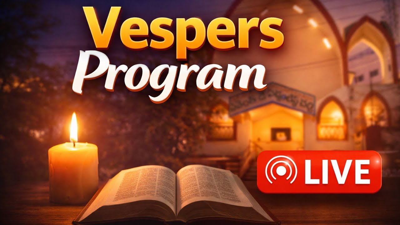 LIVE ||VESPERS PROGRAM|| 13-02-2026 - YouTube