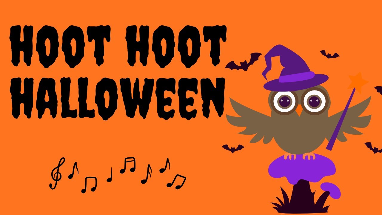 Hoot Hoot Halloween 🦉🎃 | Cute Halloween Song for Kids | Sing & Dance ...