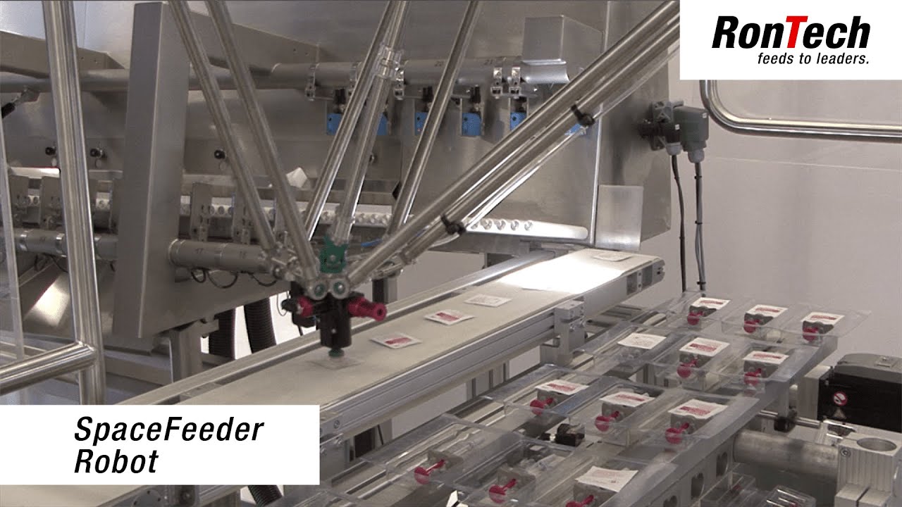 Robot / Roboter / SpaceFeeder / Vereinzelungsmaschine / RonTech - YouTube