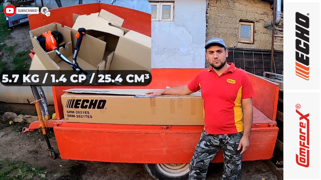 Unboxing la Cea mai Usoara si Puternica Motocoasa 💯 - Echo SRM 2621 TES ...