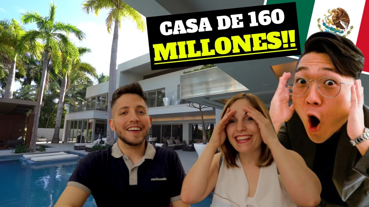 CASA de $160 MILLONES! EN ISLA DORADA (CANCÚN) | MI NOVIA Y YO ...