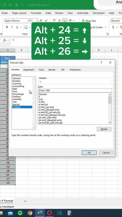 Custom Format In Excel๐คฏexcel Exceltips Shorts Shortvideo Shortsfeed Trending Explore