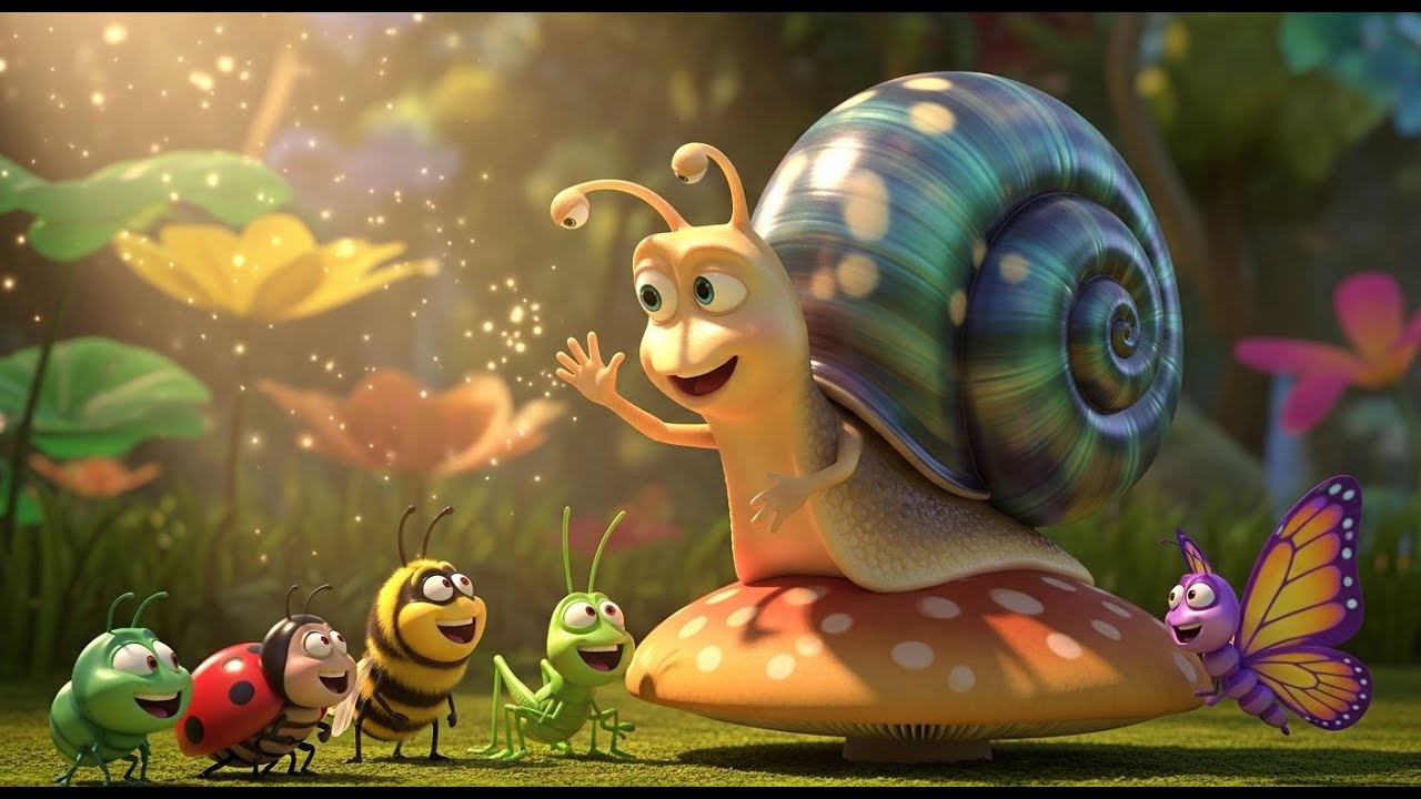 The Snail Who Rode a Skateboard | Best Nursery Rhymes and Kids Songs ...