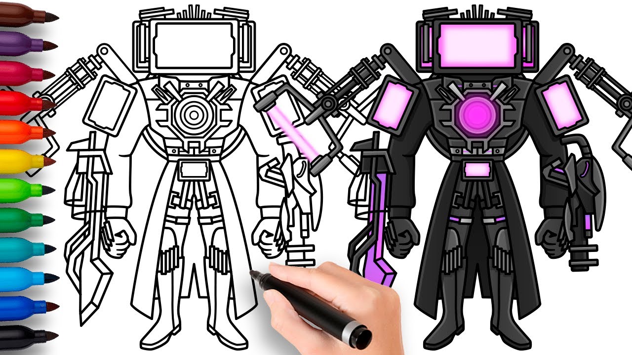 COMO DESENHAR o NEW TITAN TV MAN ASTRO UPGRADES | Skibidi Toilet Garry ...