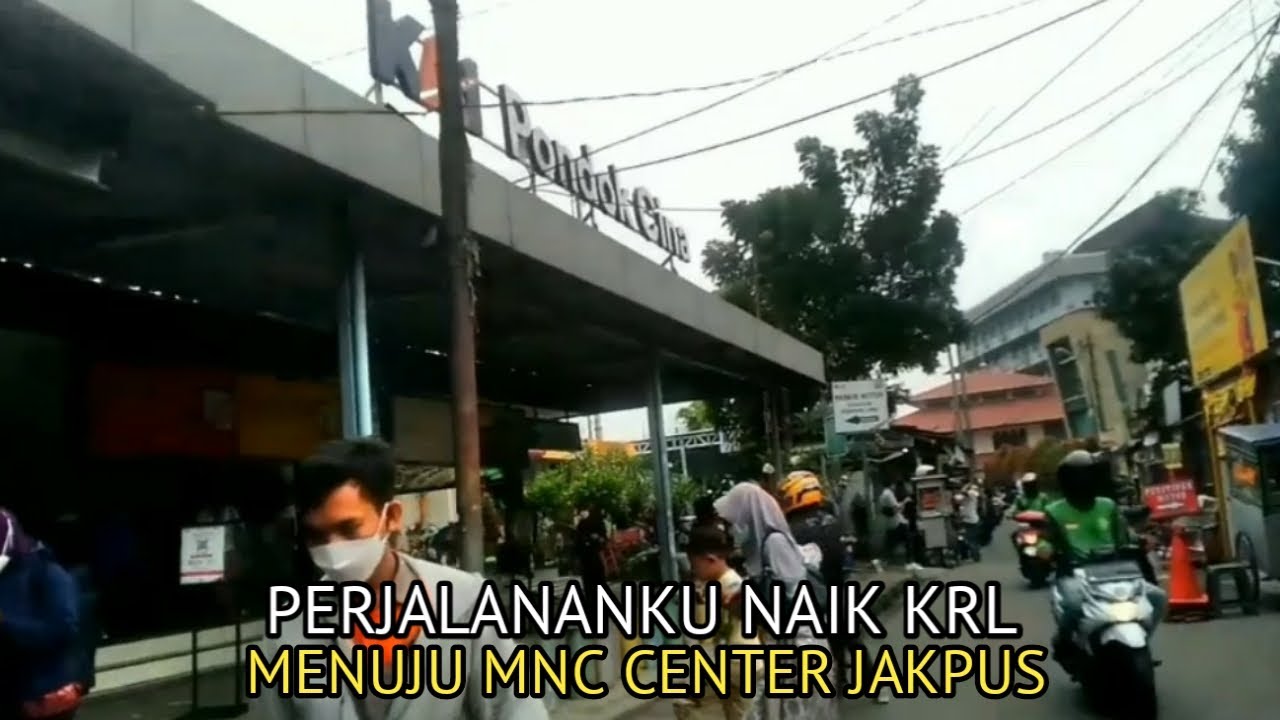 PERJALANANKU NAIK KERETA LISTRIK || MENUJU KAWASAN MNC CENTER JAKARTA ...