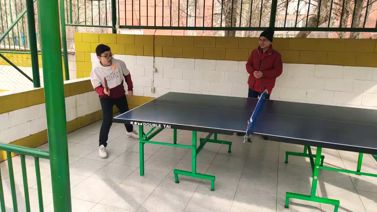 Ping Pong in school. - YouTube