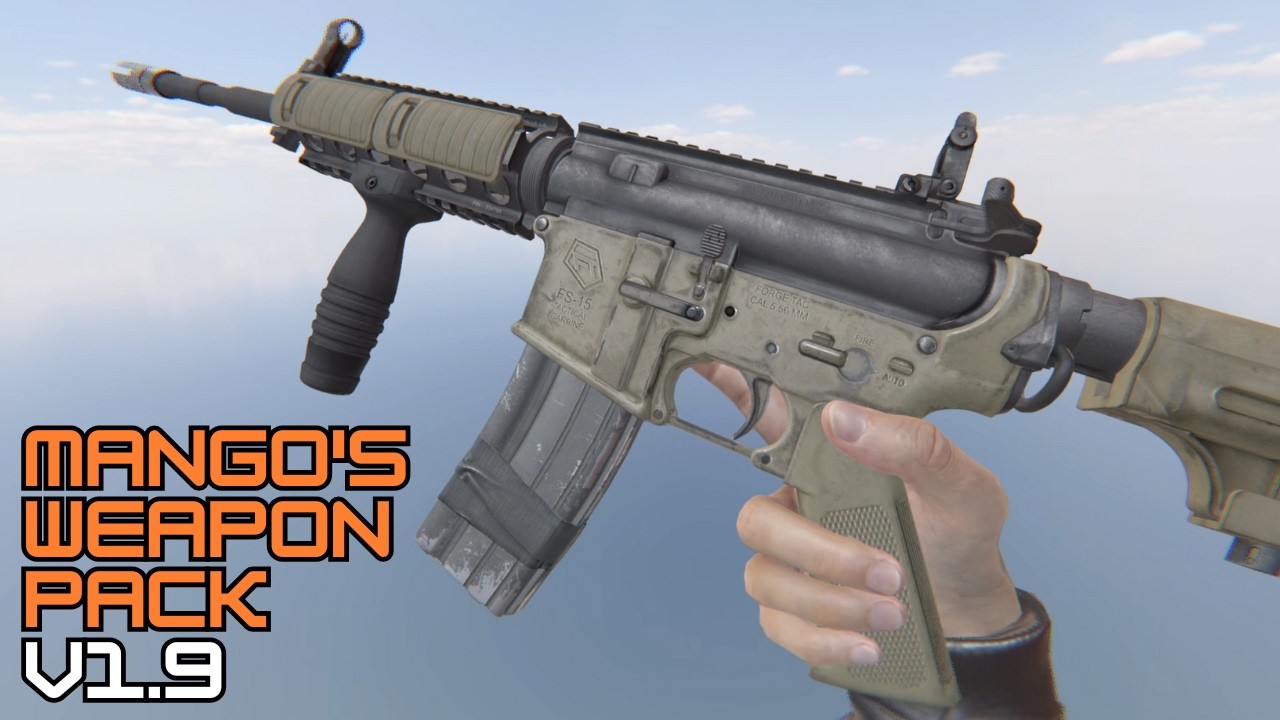 Everything NEW in Mango's Weapon Pack! (v1.9) | Bonelab Mods - YouTube