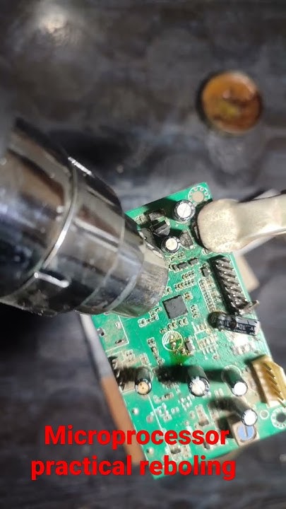 Microprocessor practical assemble and reboling - YouTube
