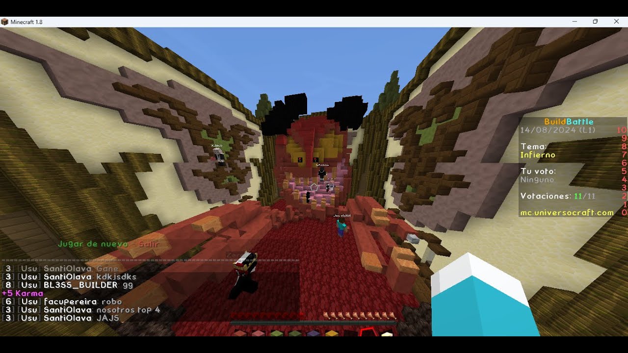 SUPER DIABLO - MINECRAFT BUILD BATTLE (UNIVERSOCRAFT) - YouTube