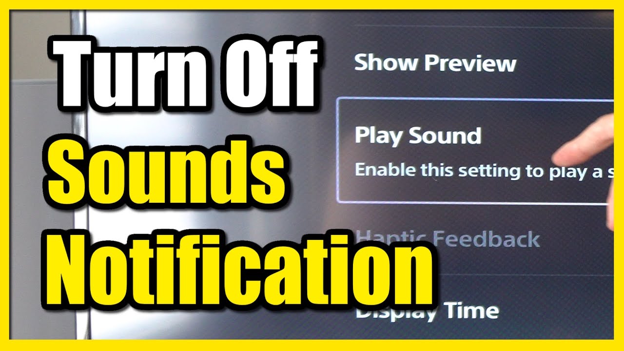 How To Turn Off Sound For Notifications On PS5 Console Fast Tutorial how-to-turn-off-sound-for-notifications-on-ps5-console-fast-tutorial