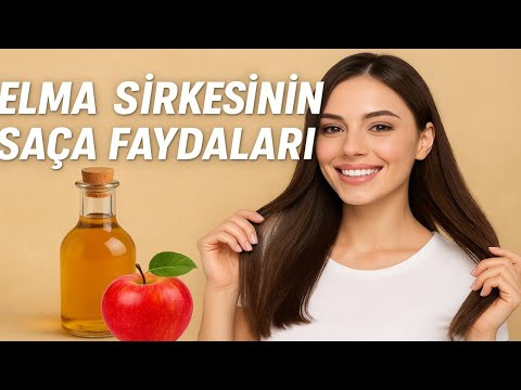 Elma Sirkesinin Saça İnanılmaz Faydaları!  Doğal Saç Bakımı