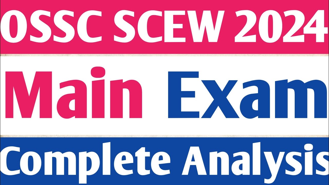 Final selection cut off for ossc scew 2024 - YouTube