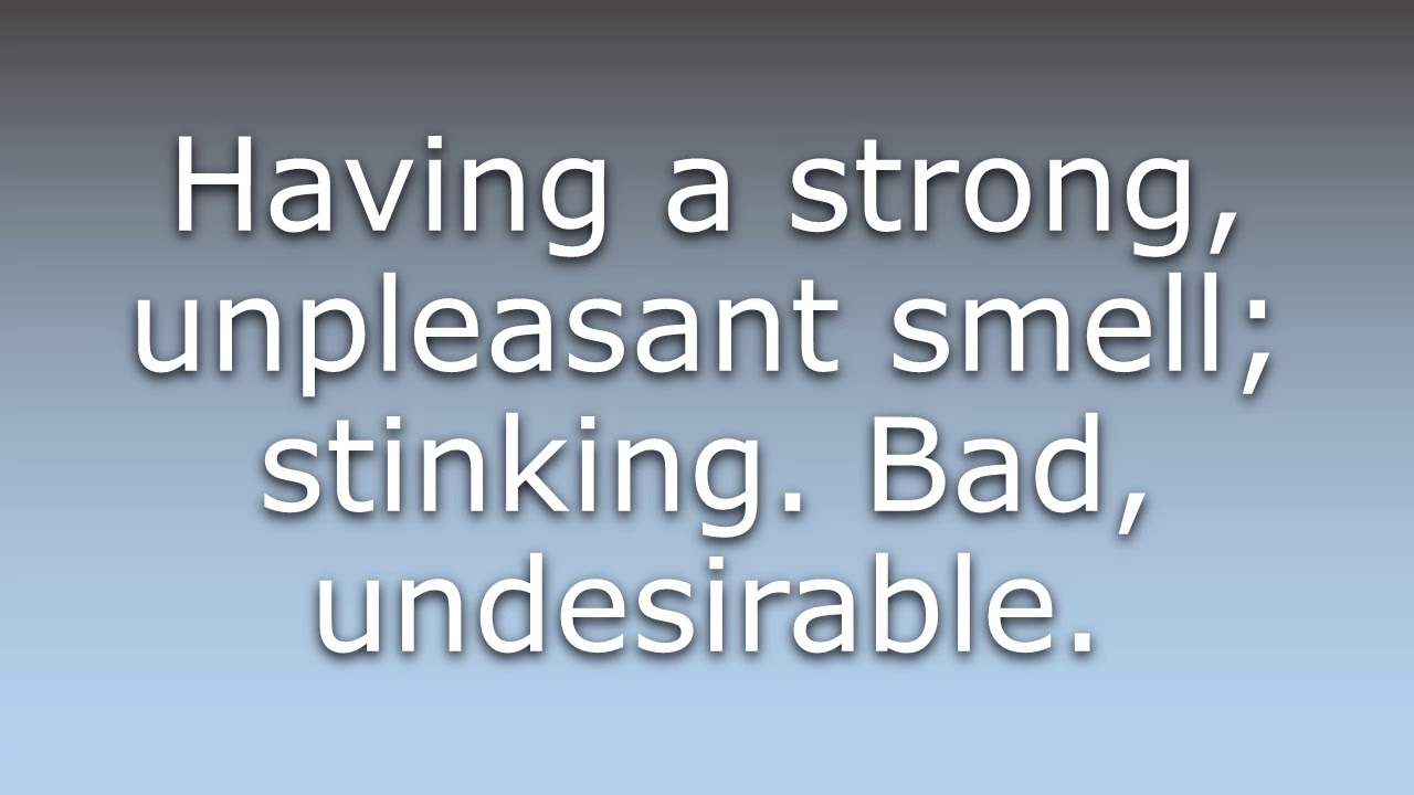 What Does Stinky Mean YouTube what-does-stinky-mean-youtube