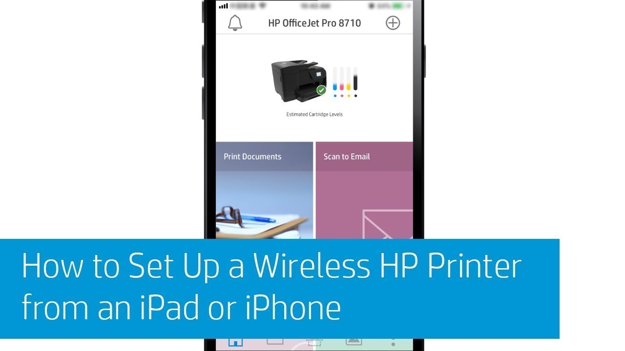 How To Set Up A Wireless HP Printer From An IPad Or IPhone YouTube How To Set Up A Wireless HP Printer From An IPad Or IPhone YouTube
