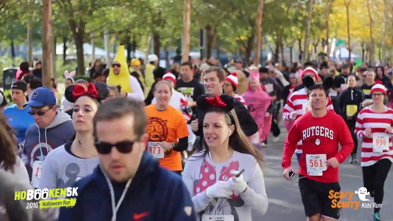 The Hoboken Shelter's 2016 HoBOOken 5K and Scary Scurry Kids Run - YouTube