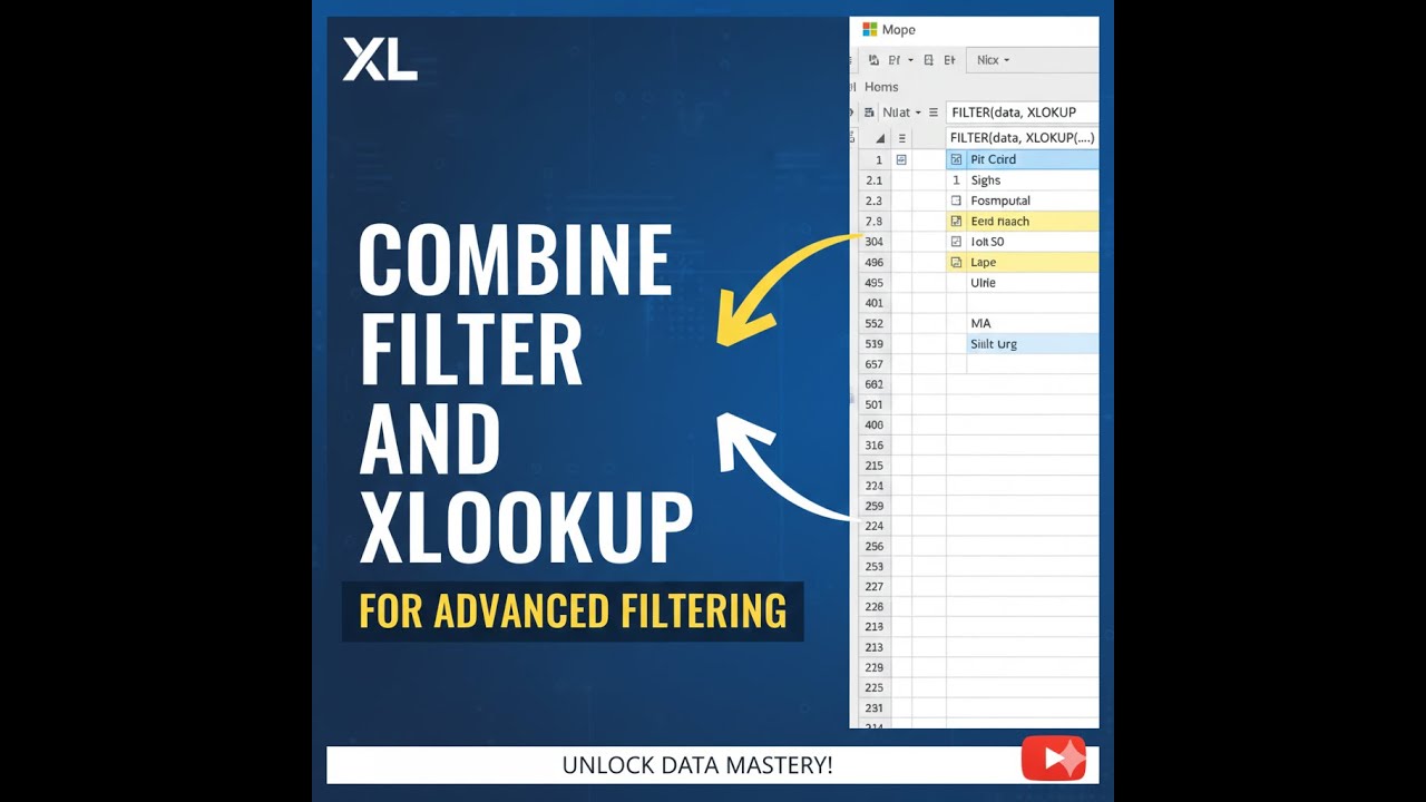 COMBINE FILTER AND XLOOKUP FUNCTIONS FOR ADVANCE FILTERING IN EXCEL ...