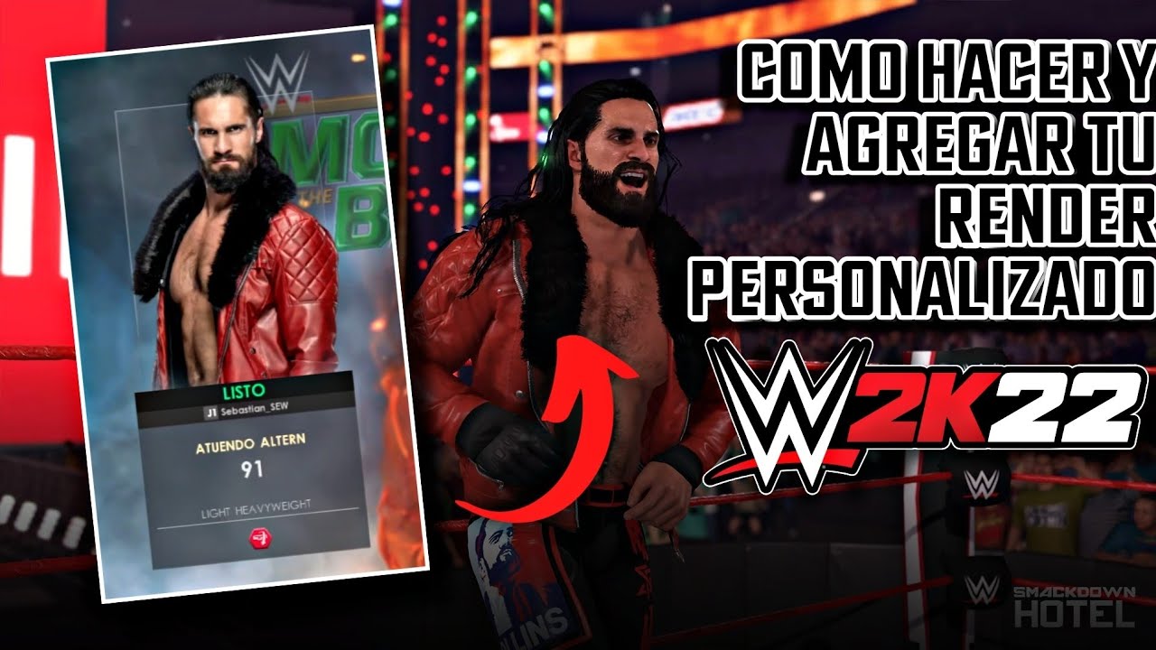 COMO HACER y AGREGAR TUS RENDERS a WWE 2K22 (Tutorial - Fácil y Rápido) | Sebastián Cage - YouTube