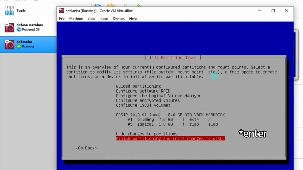 TUTORIAL INSTALASI DEBIAN 10 DI VIRTUALBOX #tkj #tutorial #smkbisa @smktunasbangsatawangsari886 ...