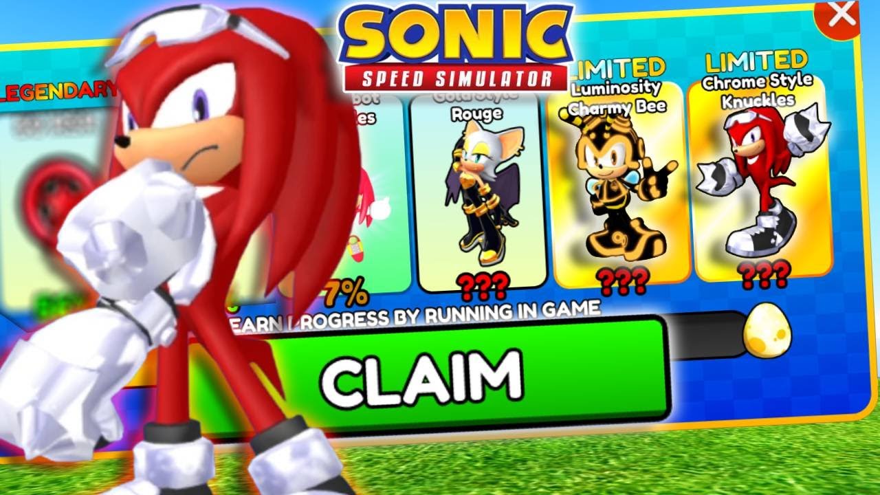 CHROME KNUCKLES & LUMINOSITY CHARMY ARE HERE! | Sonic Speed Simulator ...
