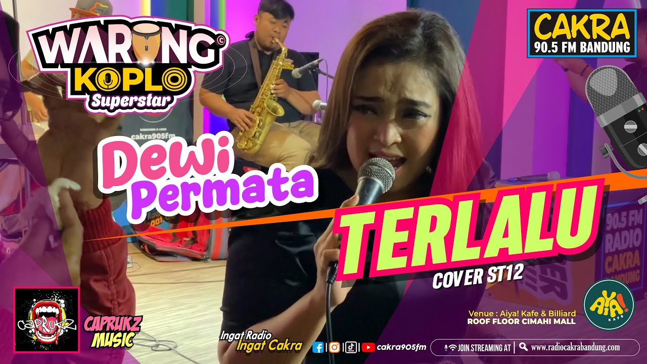 Dewi Permata - Terlalu | live at AIYA Cafe - YouTube