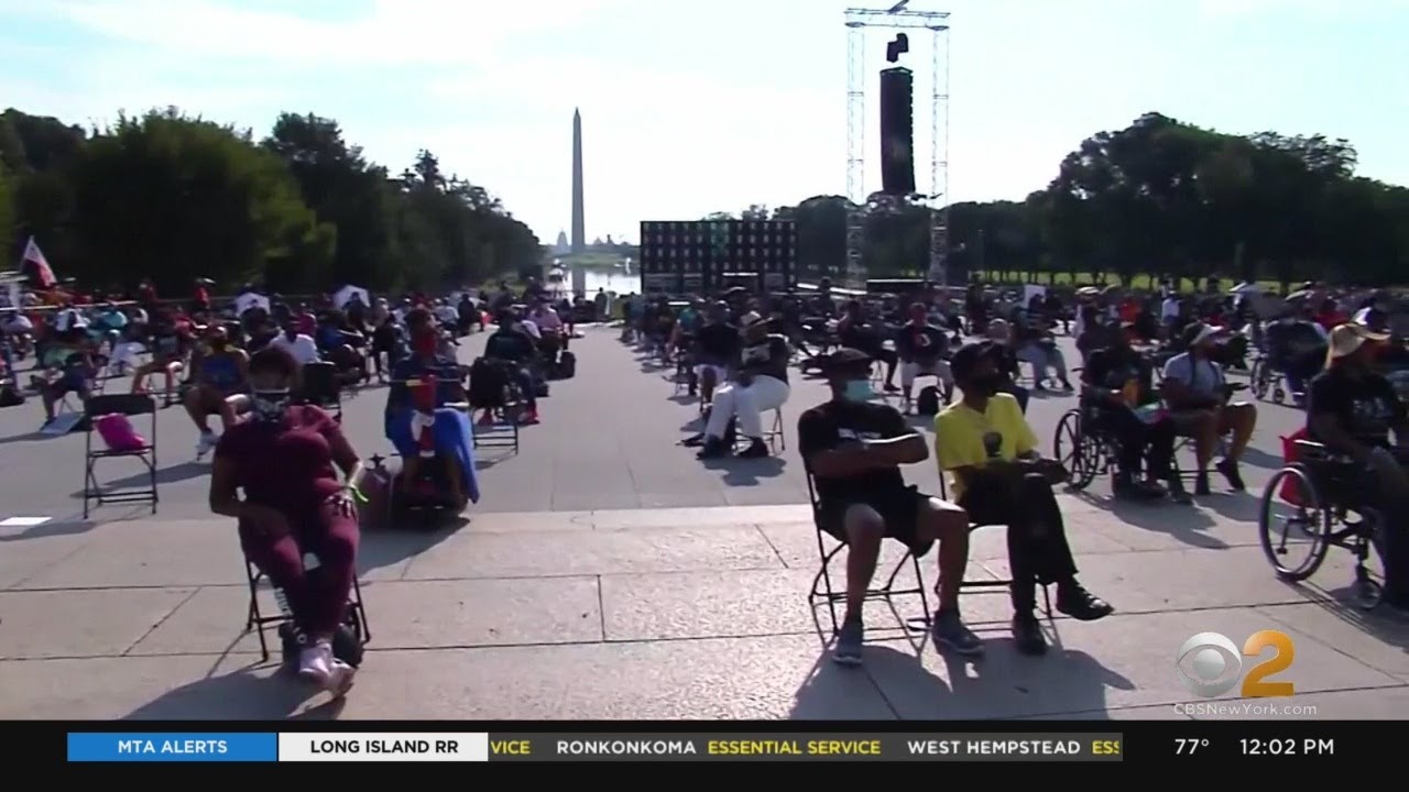 Crowd Packs National Mall On Anniversary Of 1963 March On Washington ...