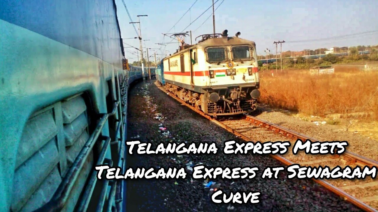 12723 Telangana Express meets 12724 Telangana Express over Massive ...