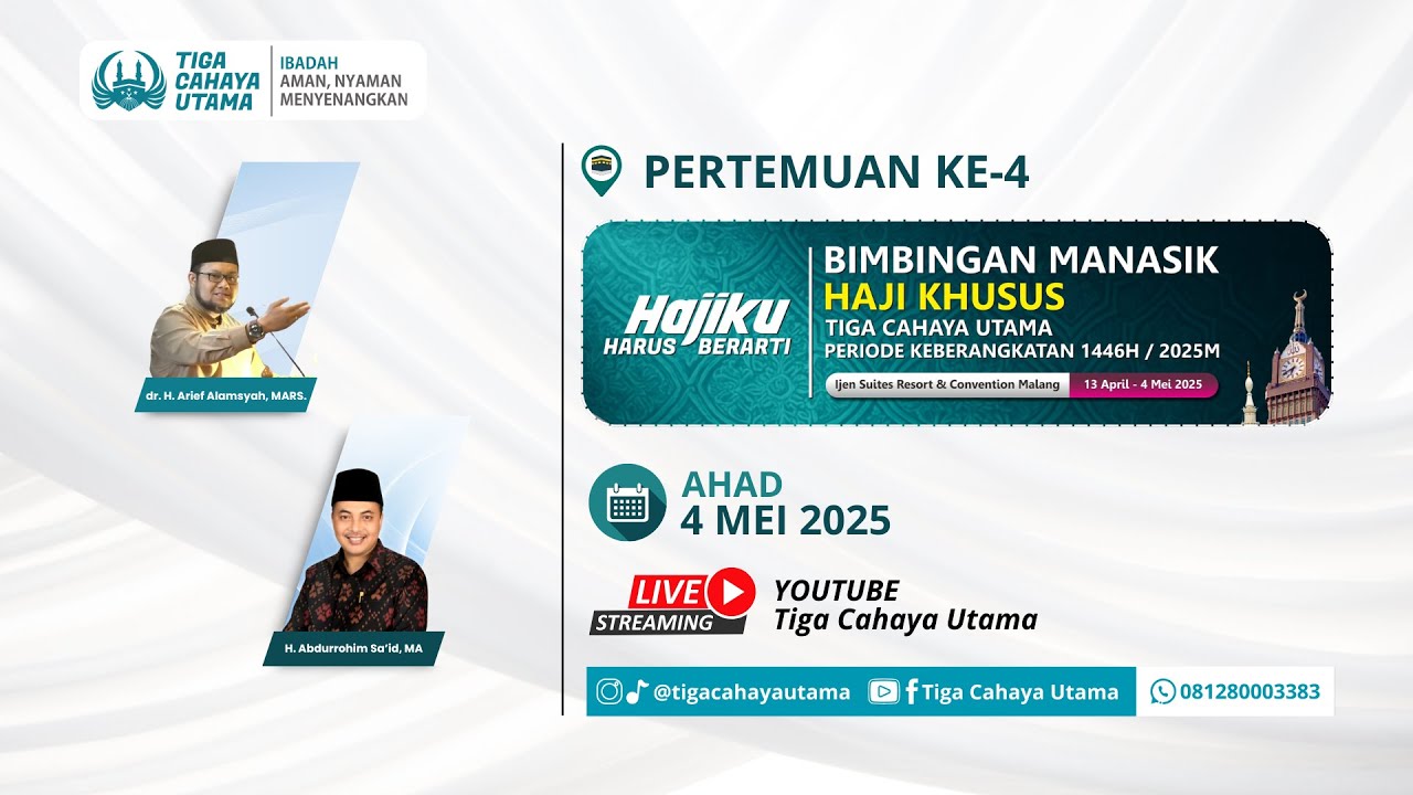 Tiga Cahaya Utama Live Stream - YouTube