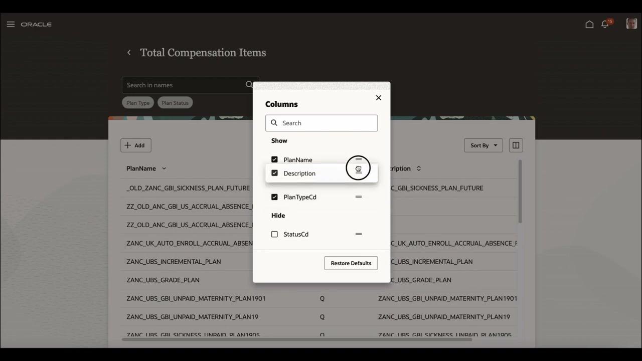 Oracle VBCS : How to Exclude or Include columns in Table Dynamically - YouTube
