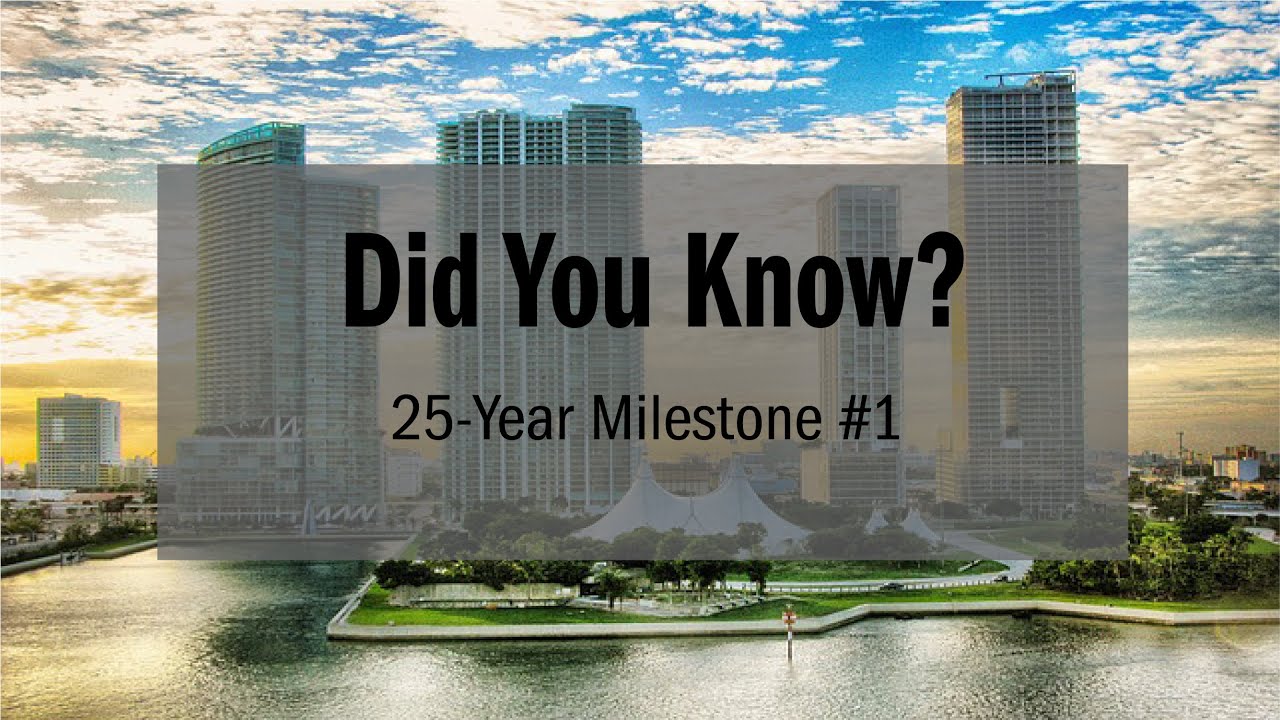 Did You Know? 25 Year Milestone #1 - YouTube