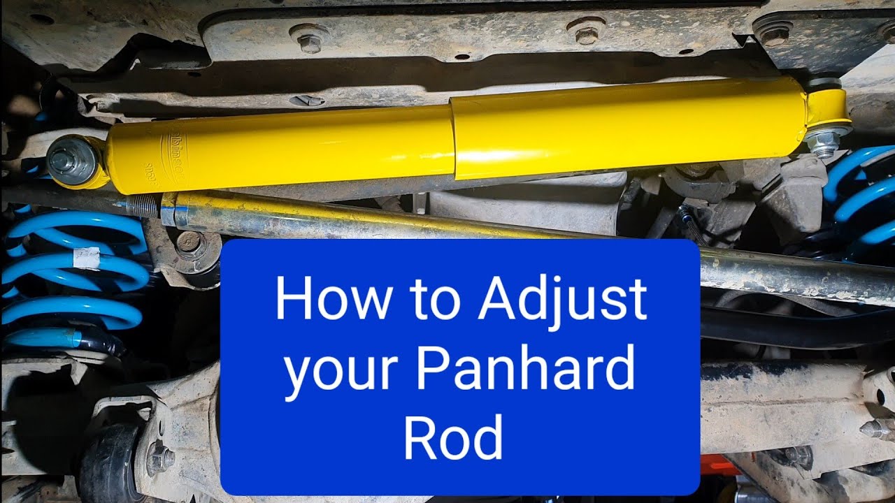 How to Adjust your Panhard Rod/Bar... - YouTube