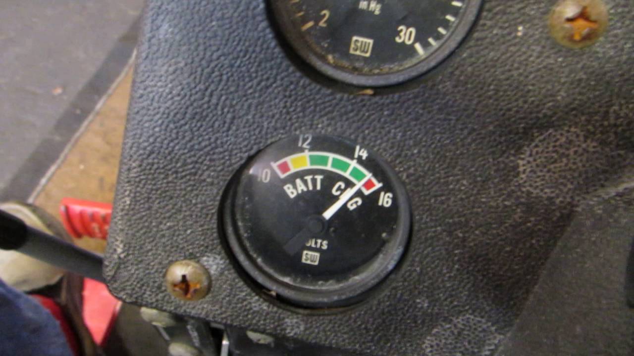 Wheel Horse 520H Dash Guages Working Test - YouTube