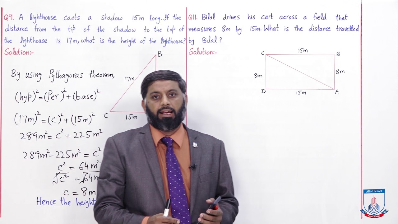Class 8 - Mathematics - Chapter 22 - Lecture 5 Trigonometry - Allied ...