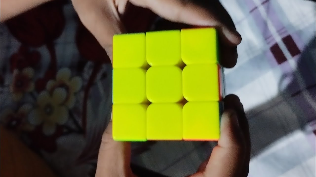 how to solve a rubik's cube || 3*3 yellow colour rubik's solve || - YouTube
