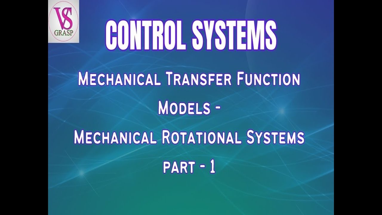 Mechanical Rotational System Part 1 in Tamil - YouTube