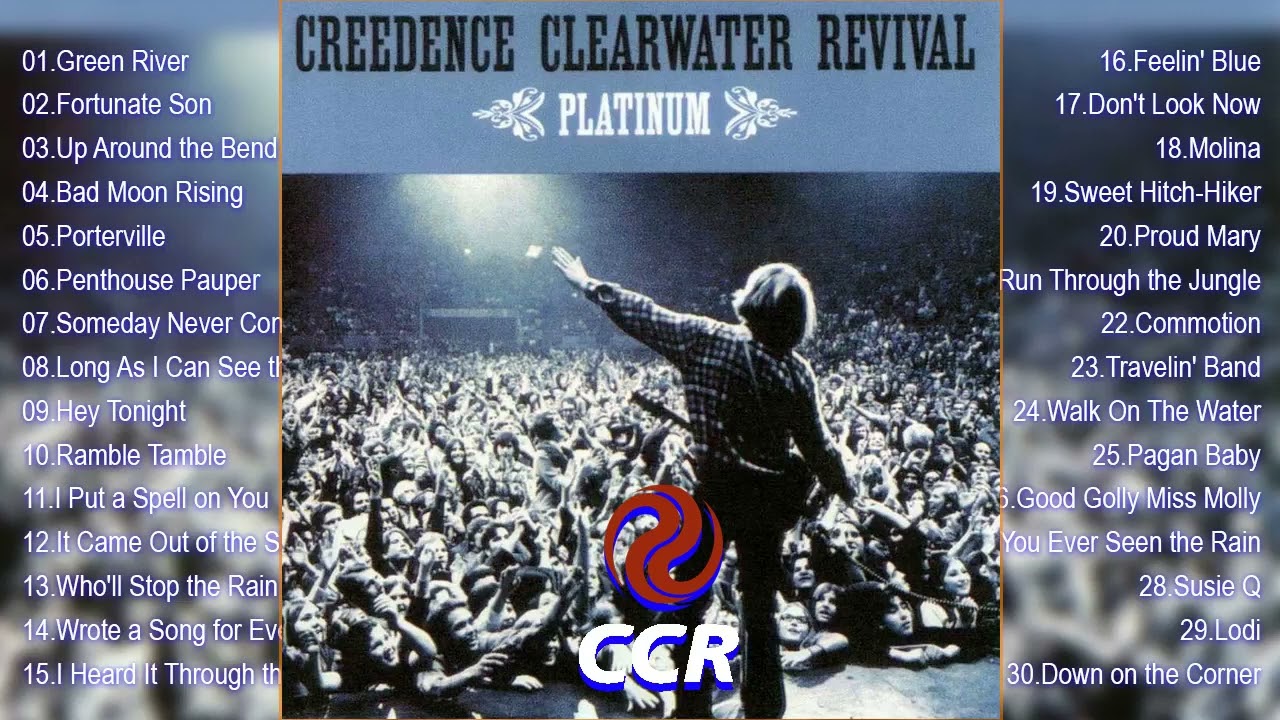 CCR Greatest Hits Full Album " Platinum " 2001 With Lyrics - CCR Best ...