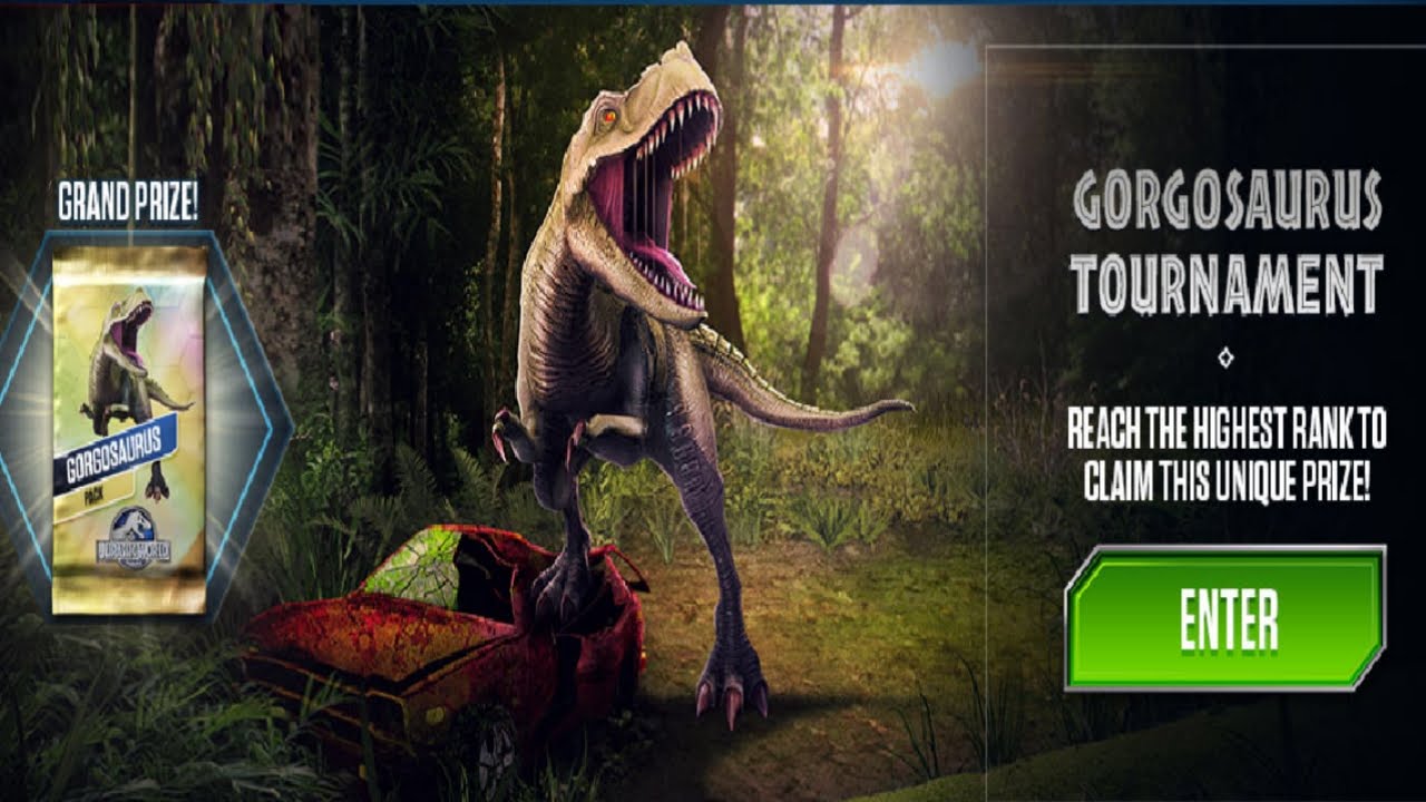 Gorgosaurus tournament! |Jurassic World the game|Episode Seventy| - YouTube