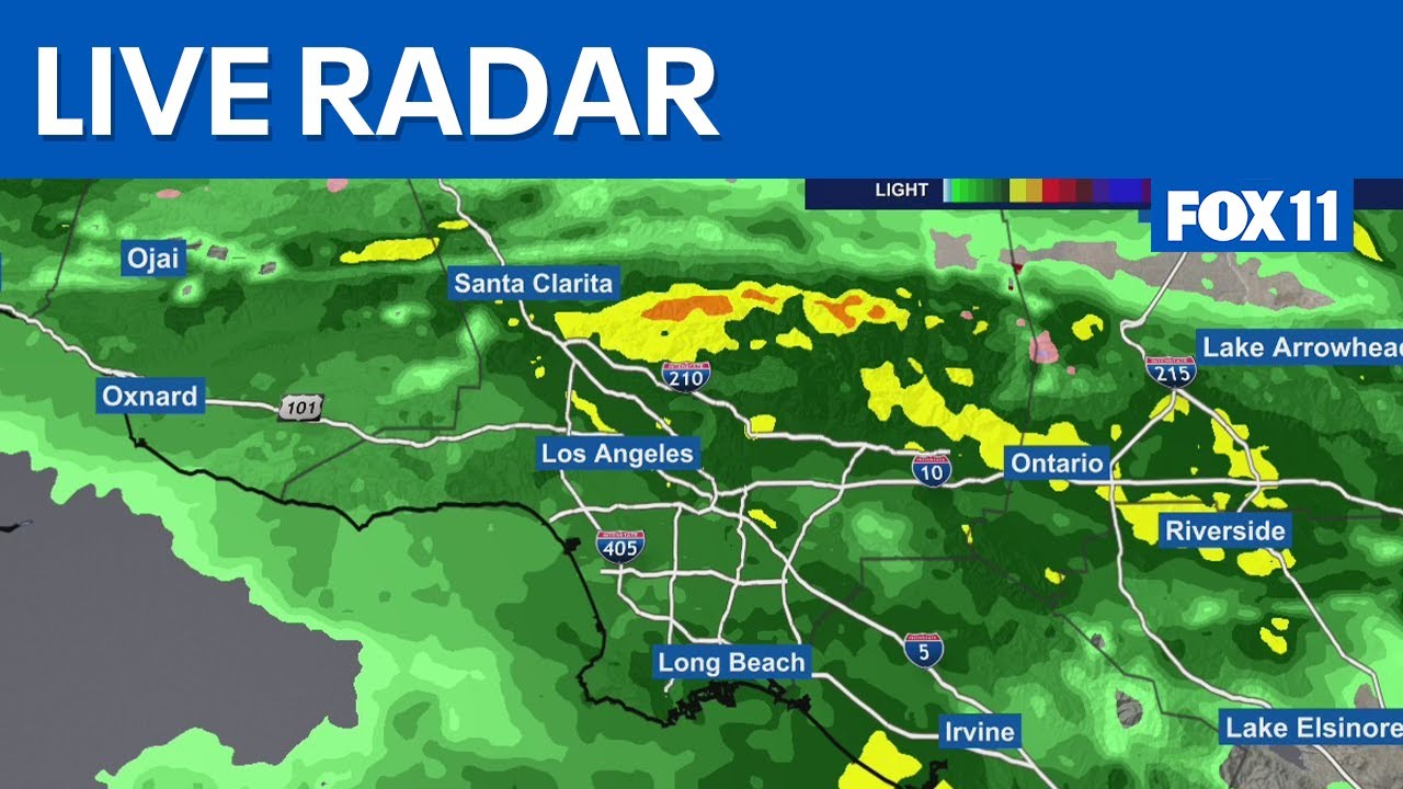 LA weather radar - YouTube